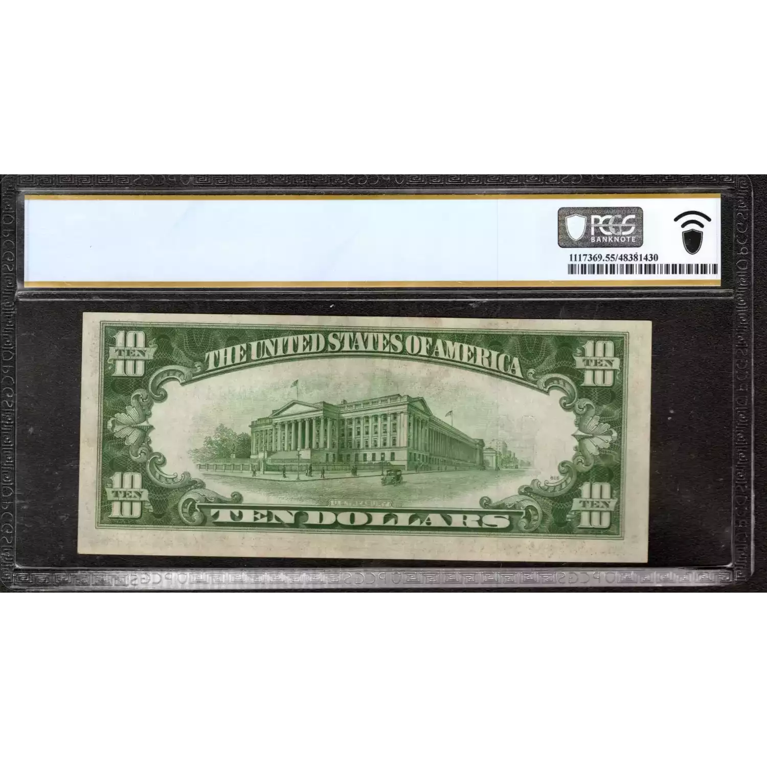 $10 1934-A yellow seal Emergency Notes Issued During WW2 2309 ...