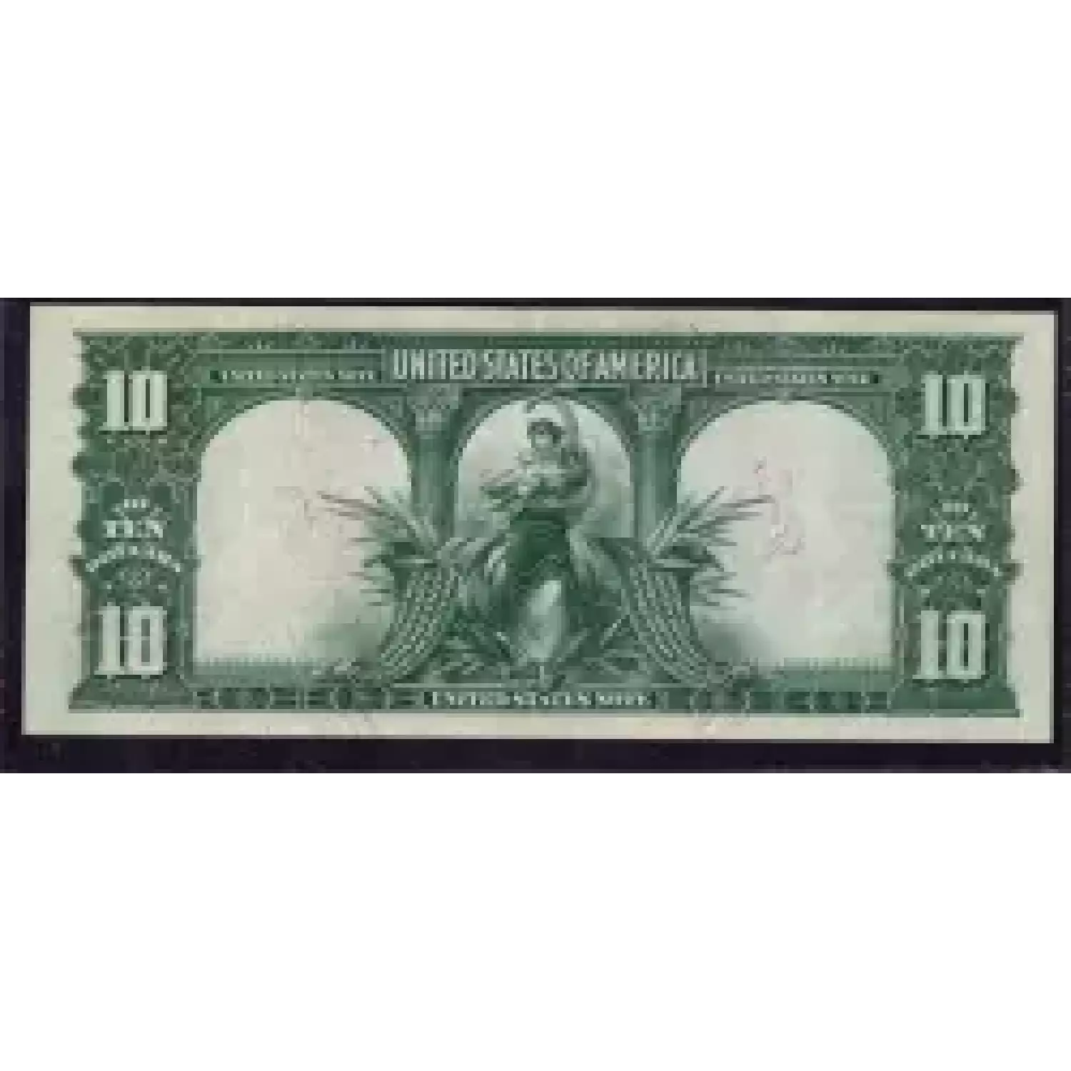 $10 Small Red, scalloped Legal Tender Issues 117 - Kearney Coin Center