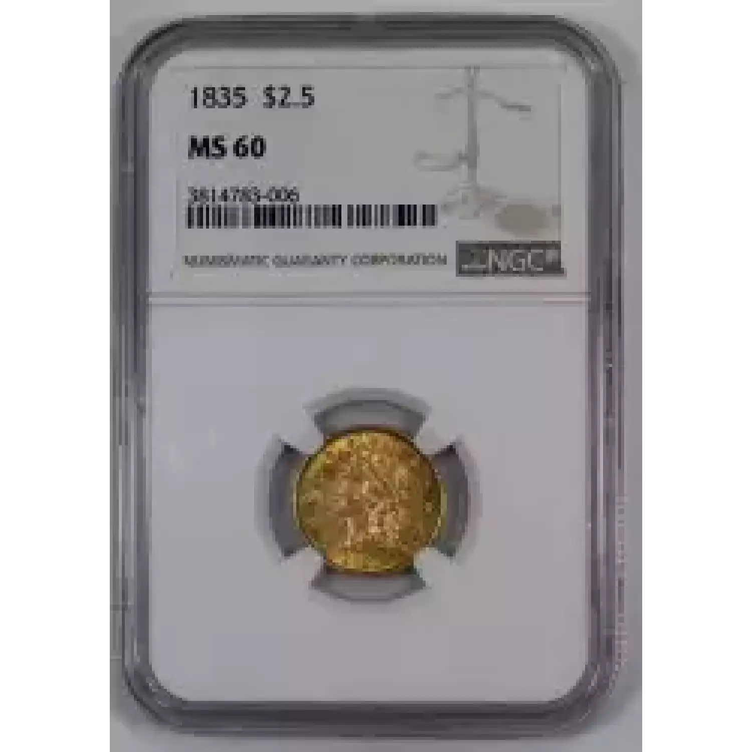 1835-PHILADELPHIA Gold Quarter Eagles Classic Head, No Motto on Reverse ...