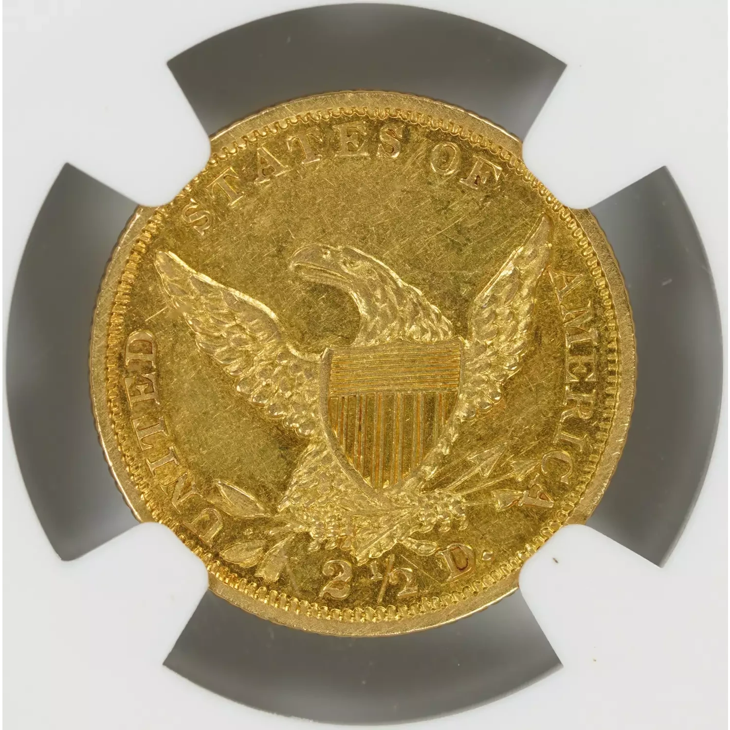 1839-NEW ORLEANS Gold Quarter Eagles Classic Head, No Motto on Reverse ...