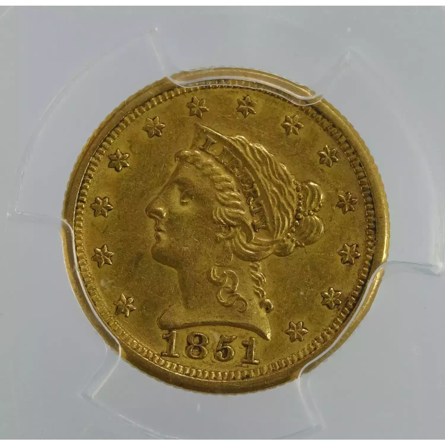 1851-NEW ORLEANS $2.50 Gold Liberty Head Quarter Eagle PCGS AU-55 - Kearney Coin Center