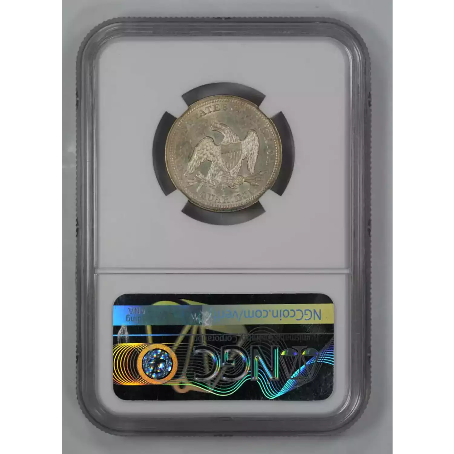 1856-PHILADELPHIA Seated Liberty Quarter NGC AU-58 - Kearney Coin Center