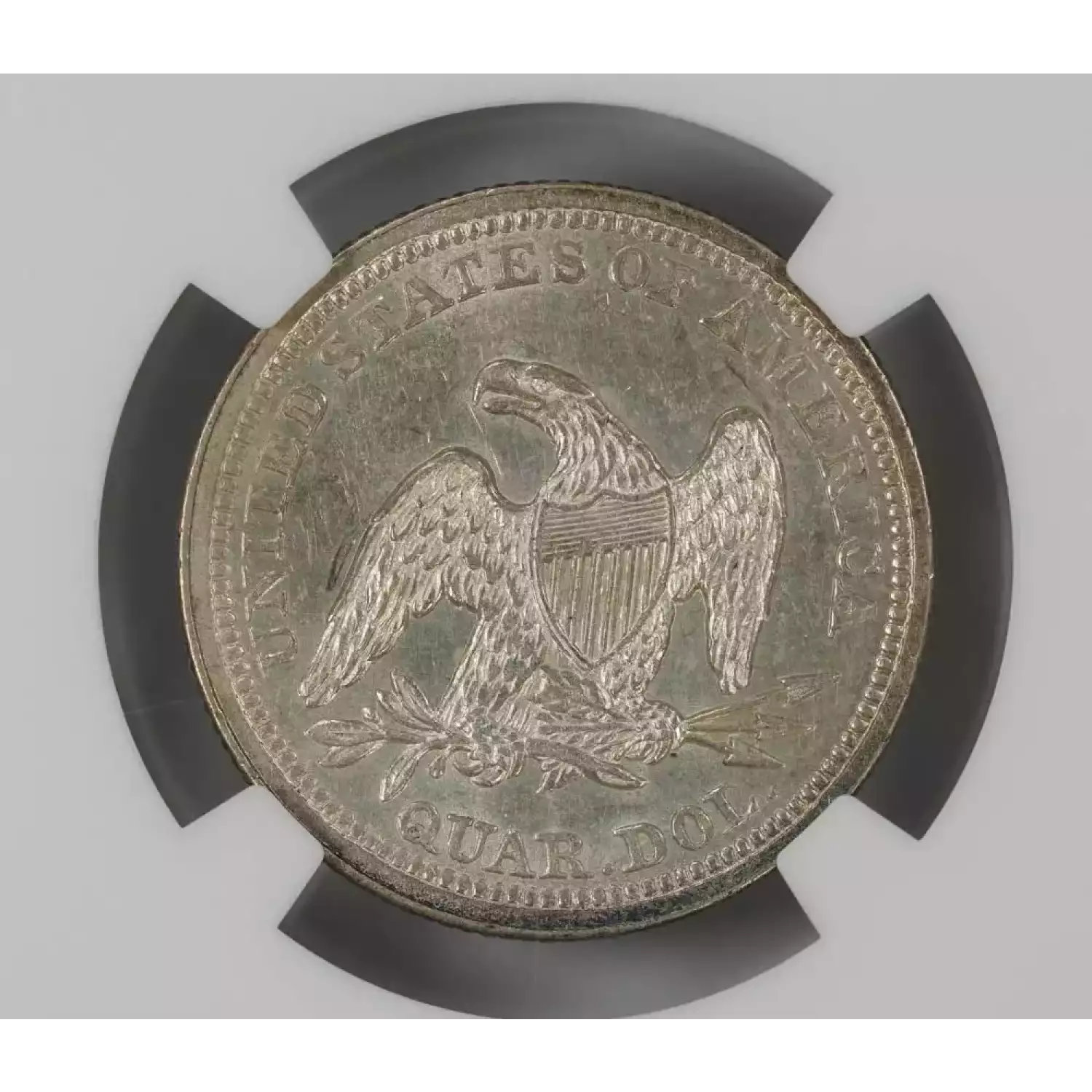 1856-PHILADELPHIA Seated Liberty Quarter NGC AU-58 - Kearney Coin Center