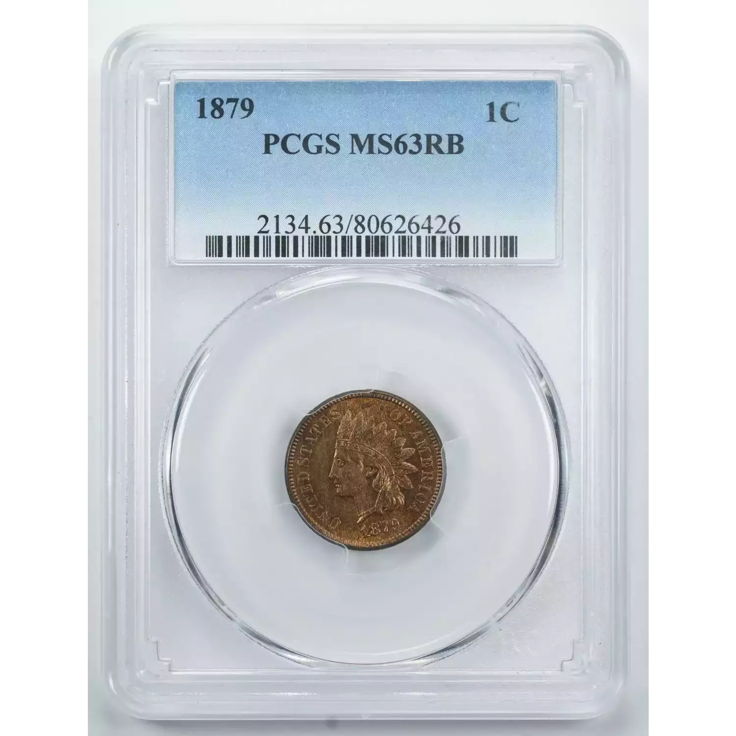 1879-PHILADELPHIA Small Cents Indian Head PCGS MS-63 RB - Kearney Coin ...