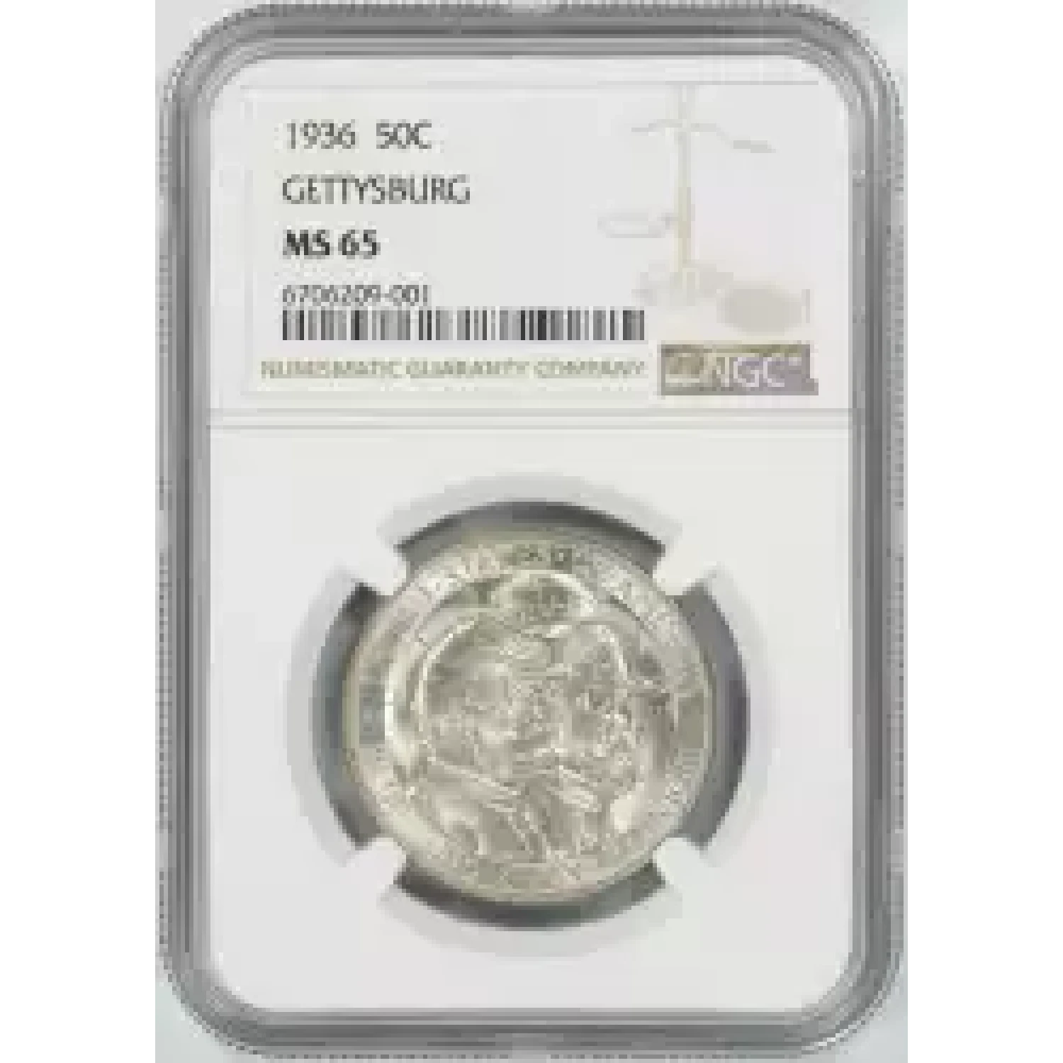 1936-PHILADELPHIA Classic Commemorative Grant Memorial NGC MS-65 ...
