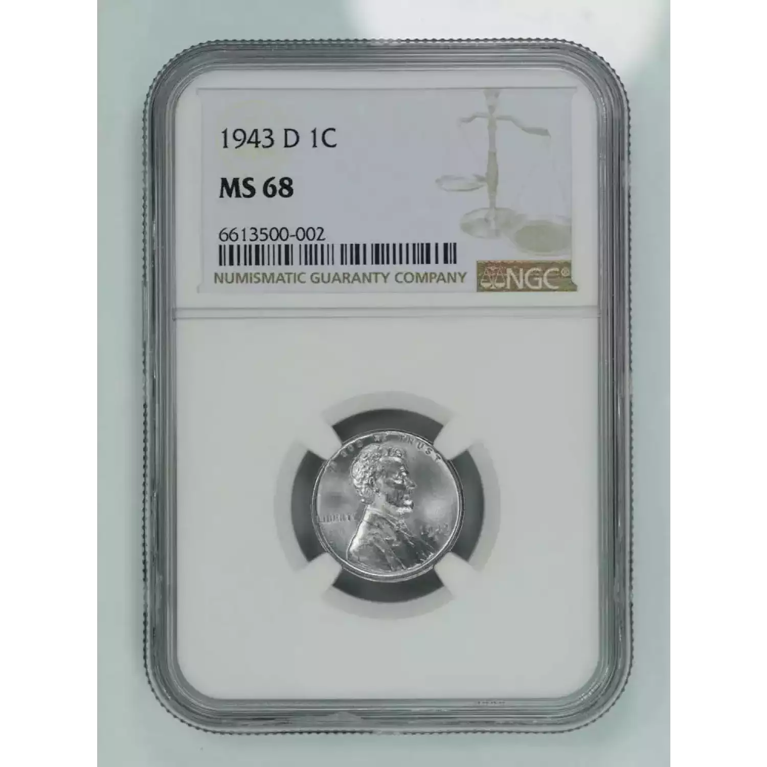 1943-DENVER Small Cents Lincoln, Wheat Ears Reverse NGC MS-68 - Kearney ... 1943-DENVER Small Cents Lincoln, Wheat Ears Reverse NGC MS-68 - Kearney ...
