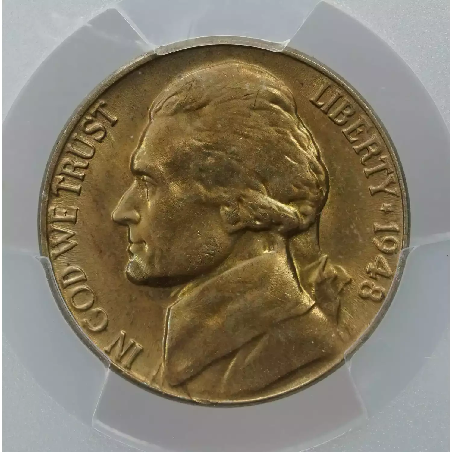 1948-DENVER Nickel Jefferson PCGS MS-66 - Kearney Coin Center