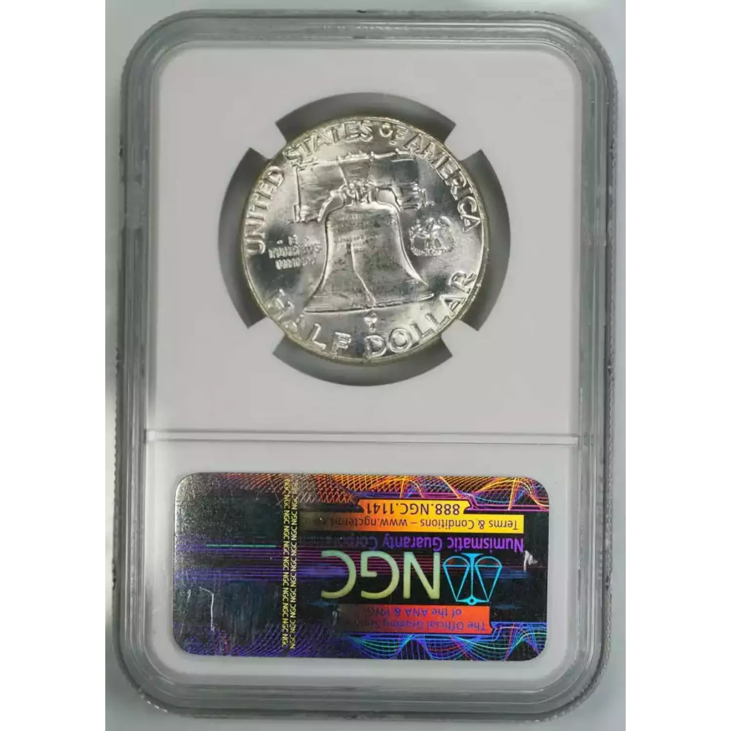 1950-PHILADELPHIA Half Dollars Franklin NGC MS-65 FBL - Kearney Coin Center