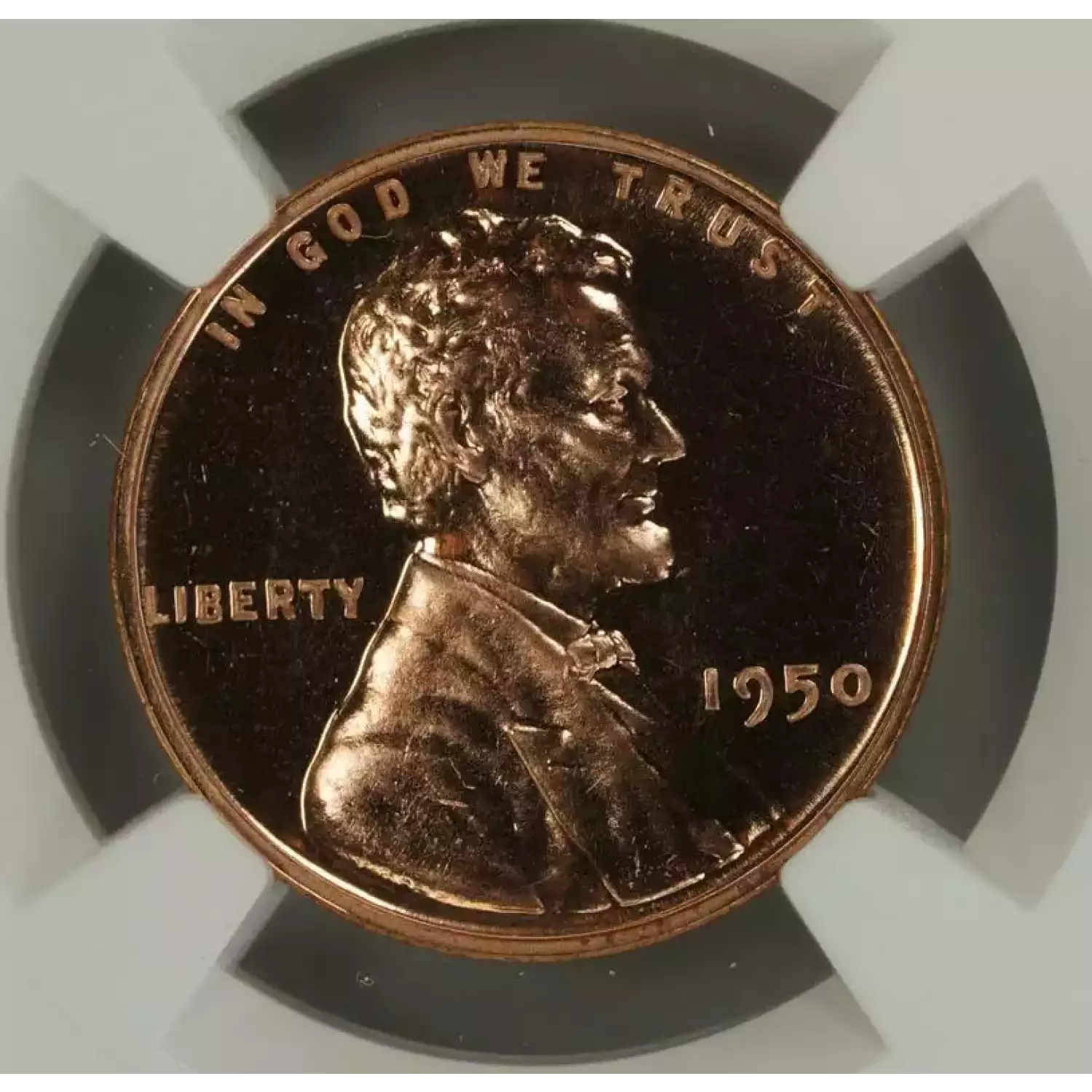 1950-PHILADELPHIA Small Cents Lincoln, Wheat Ears Reverse NGC PF-65 RD ...