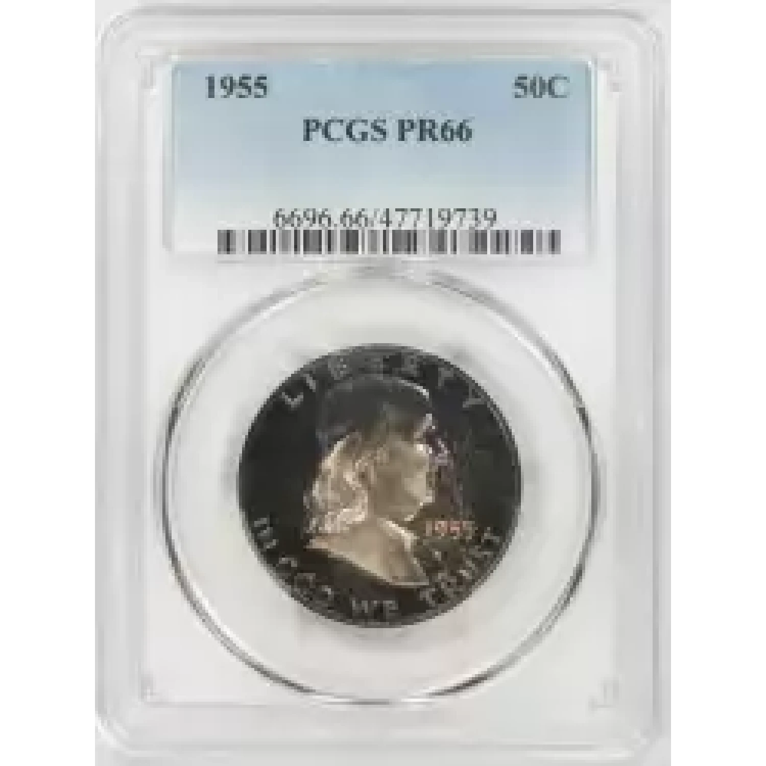 1955-PHILADELPHIA Half Dollars Franklin PCGS PR-66 - Kearney Coin Center