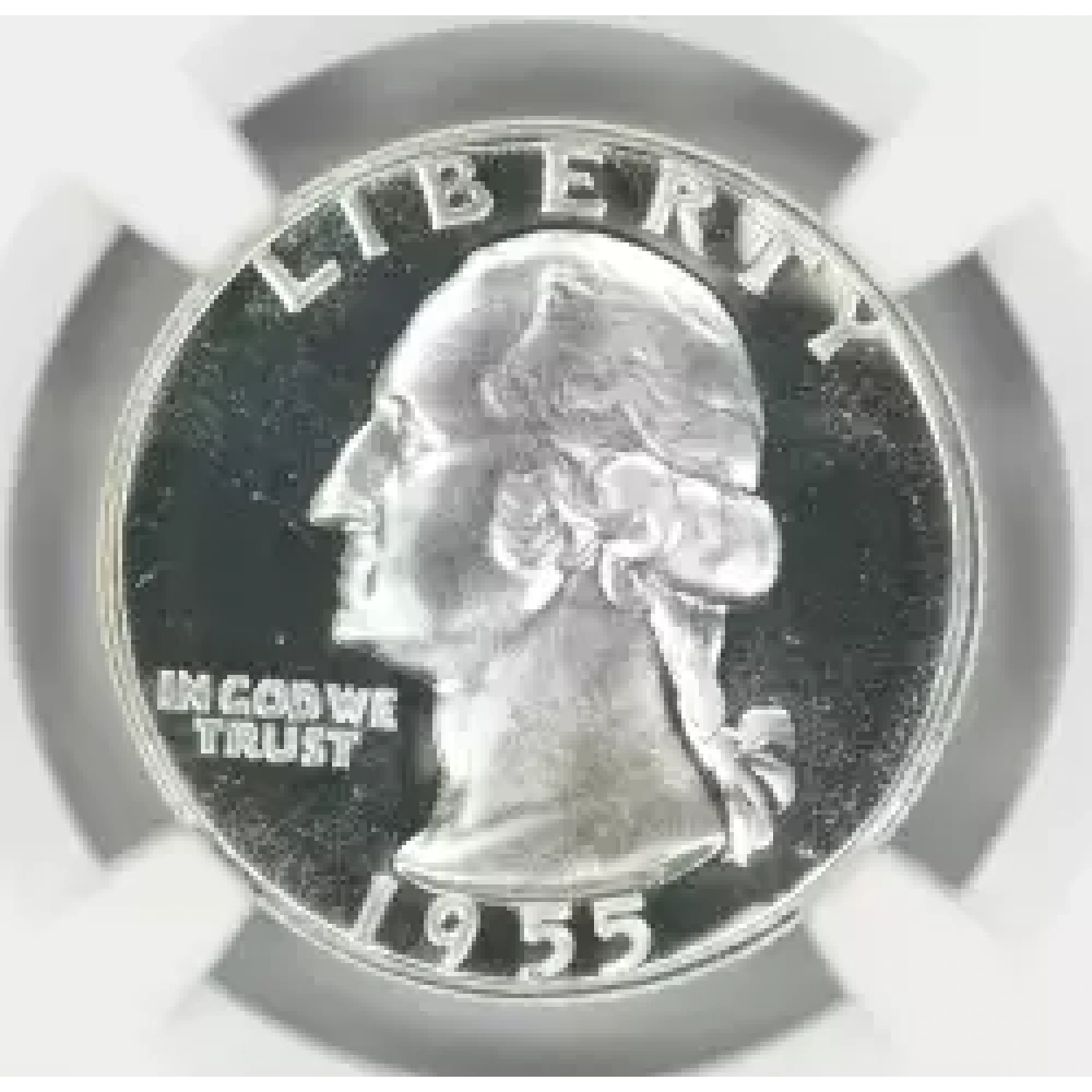 1955-PHILADELPHIA Quarter Dollars Silver Coinage NGC PF-68 CAMEO ...