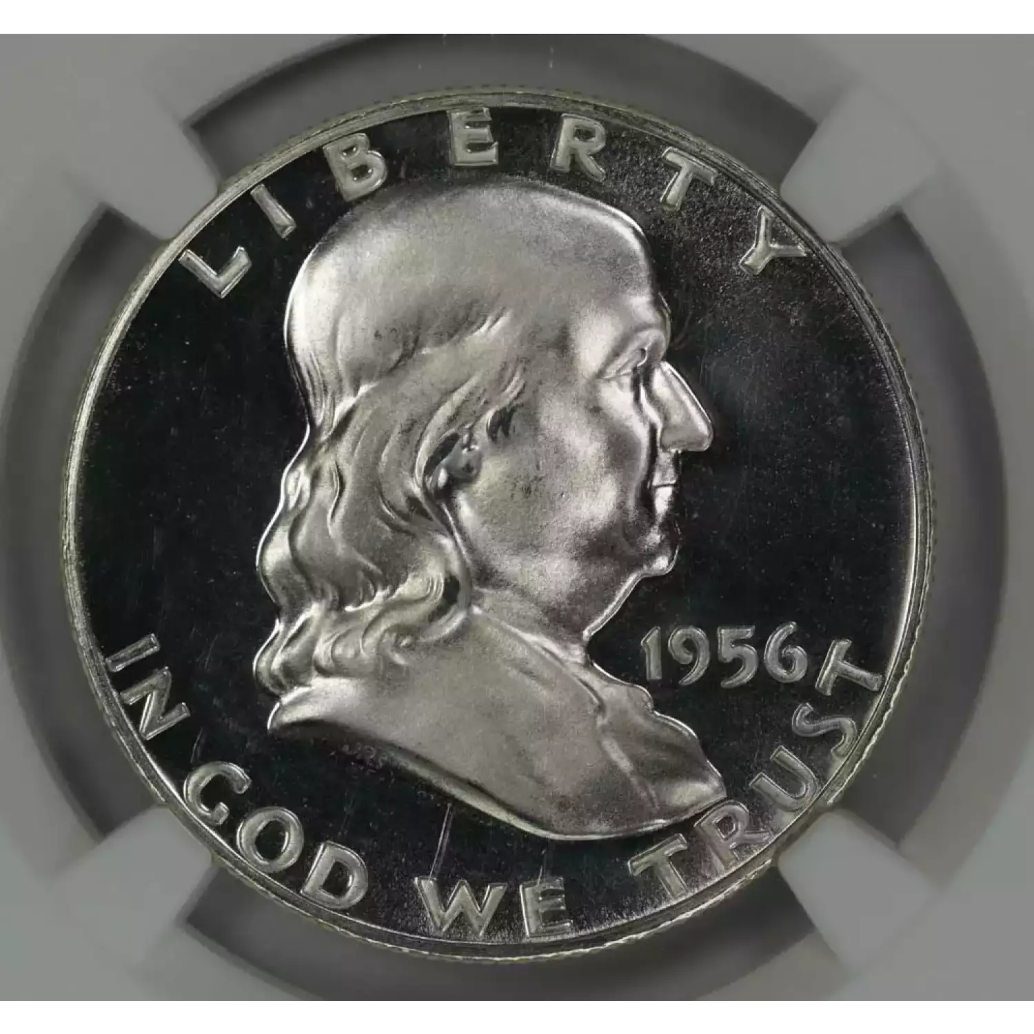 1956-PHILADELPHIA Half Dollars Franklin NGC PF-68* CAMEO TYPE 2 - Kearney Coin Center