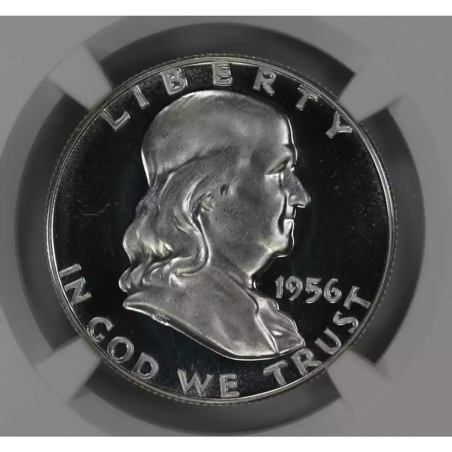 1956-PHILADELPHIA Half Dollars Franklin NGC PF-67 ULTRA CAMEO TYPE 2 ...