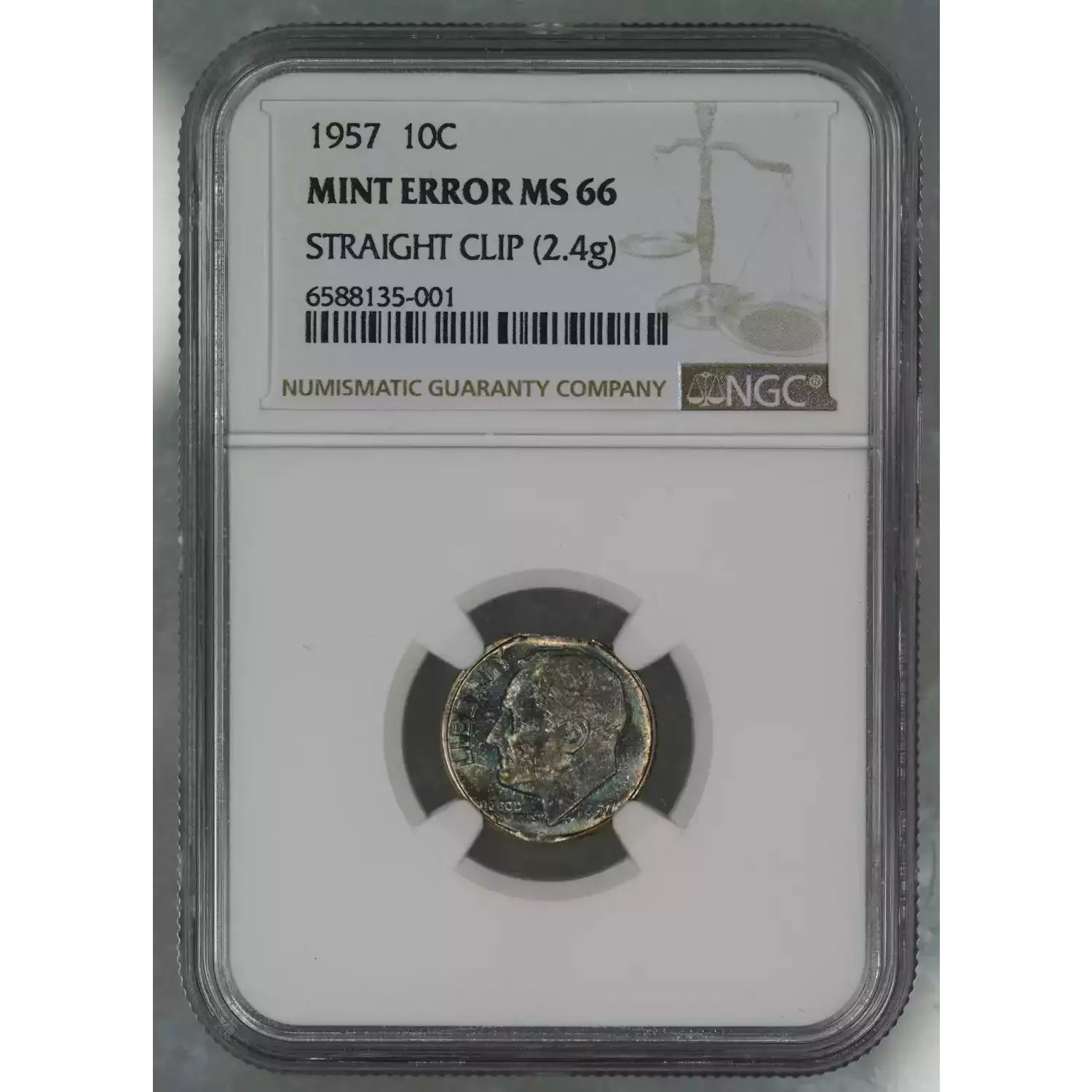 1957-PHILADELPHIA Dimes Roosevelt NGC MS-66 - Kearney Coin Center