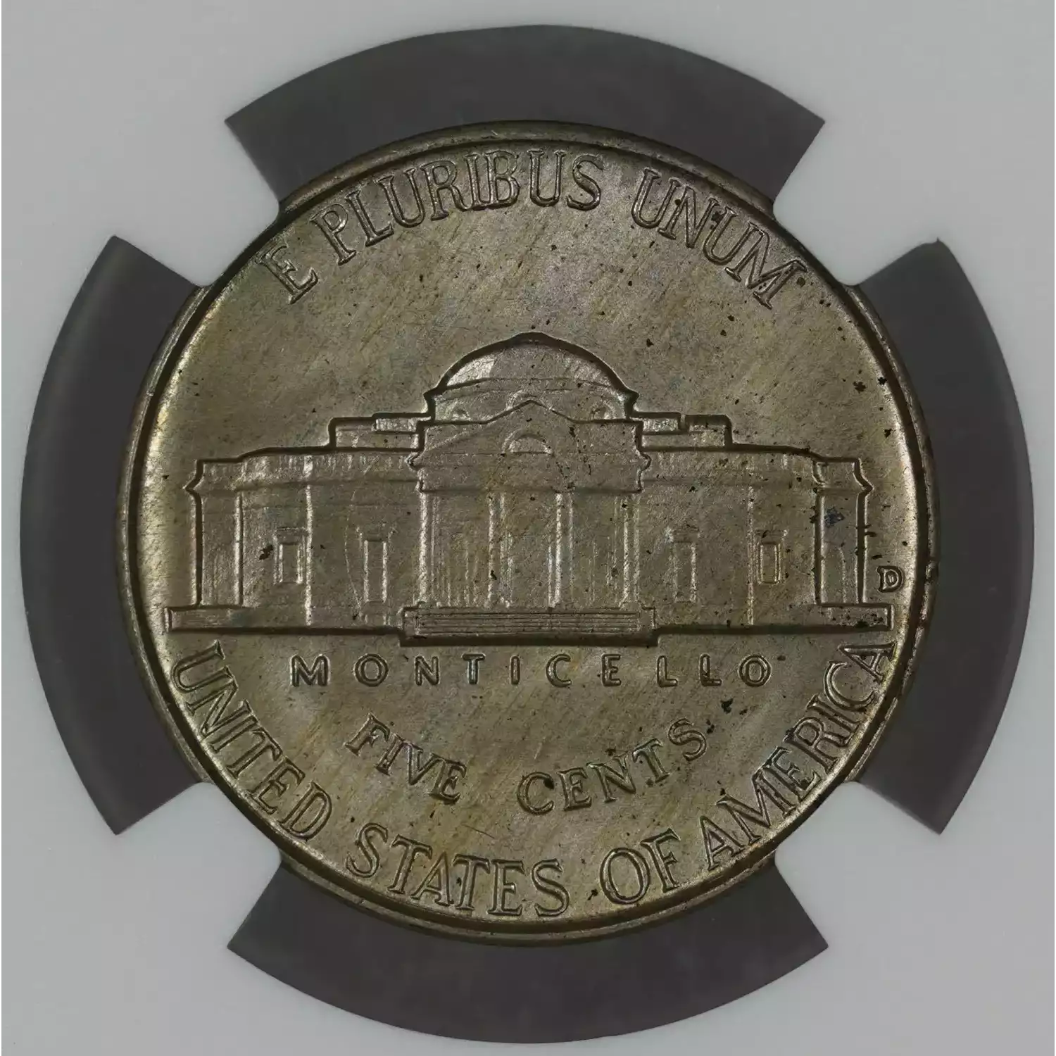 1958-DENVER Nickel Jefferson NGC MS-66 6FS - Kearney Coin Center