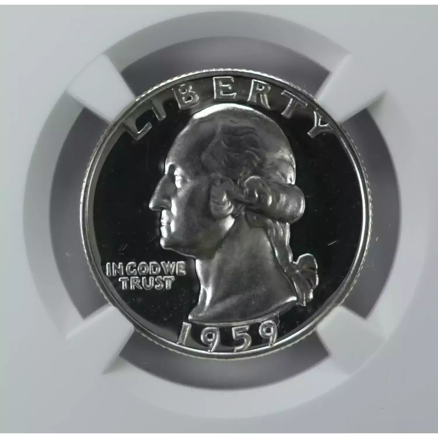 1959-PHILADELPHIA Quarter Dollars Silver Coinage NGC PF-68 CAMEO ...