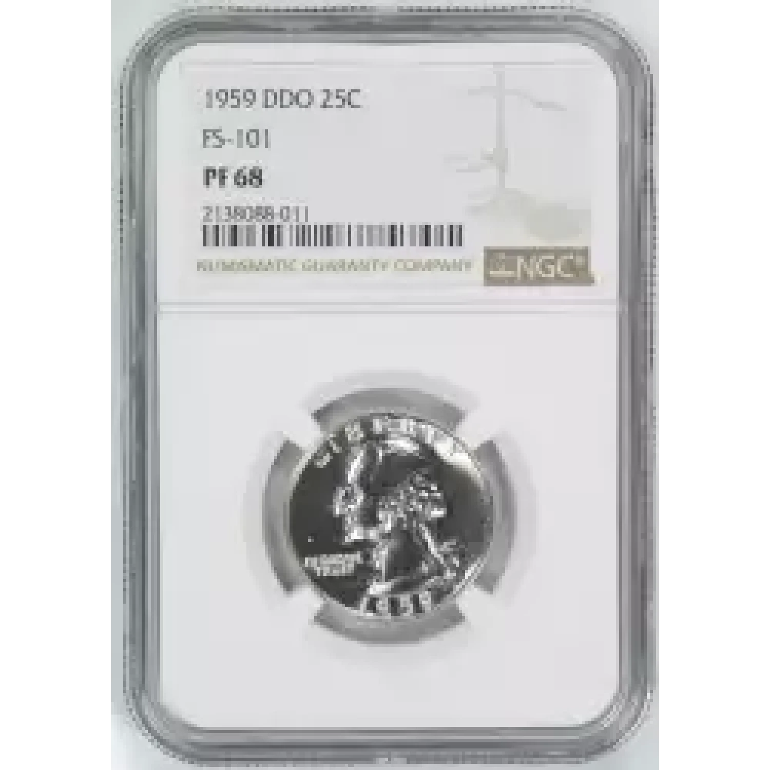 1959-PHILADELPHIA Quarter Dollars Silver Coinage NGC PF-68 DDO FS-101 ...