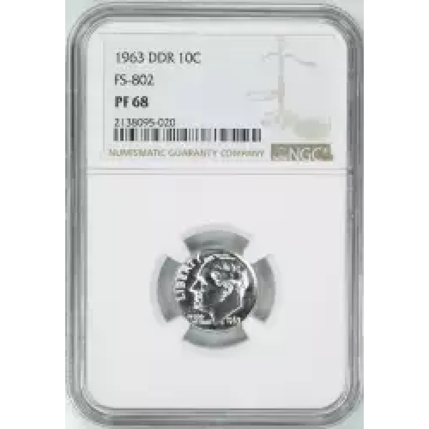 1963-PHILADELPHIA Dimes Roosevelt NGC PF-68 DDR FS-802 - Kearney Coin ...