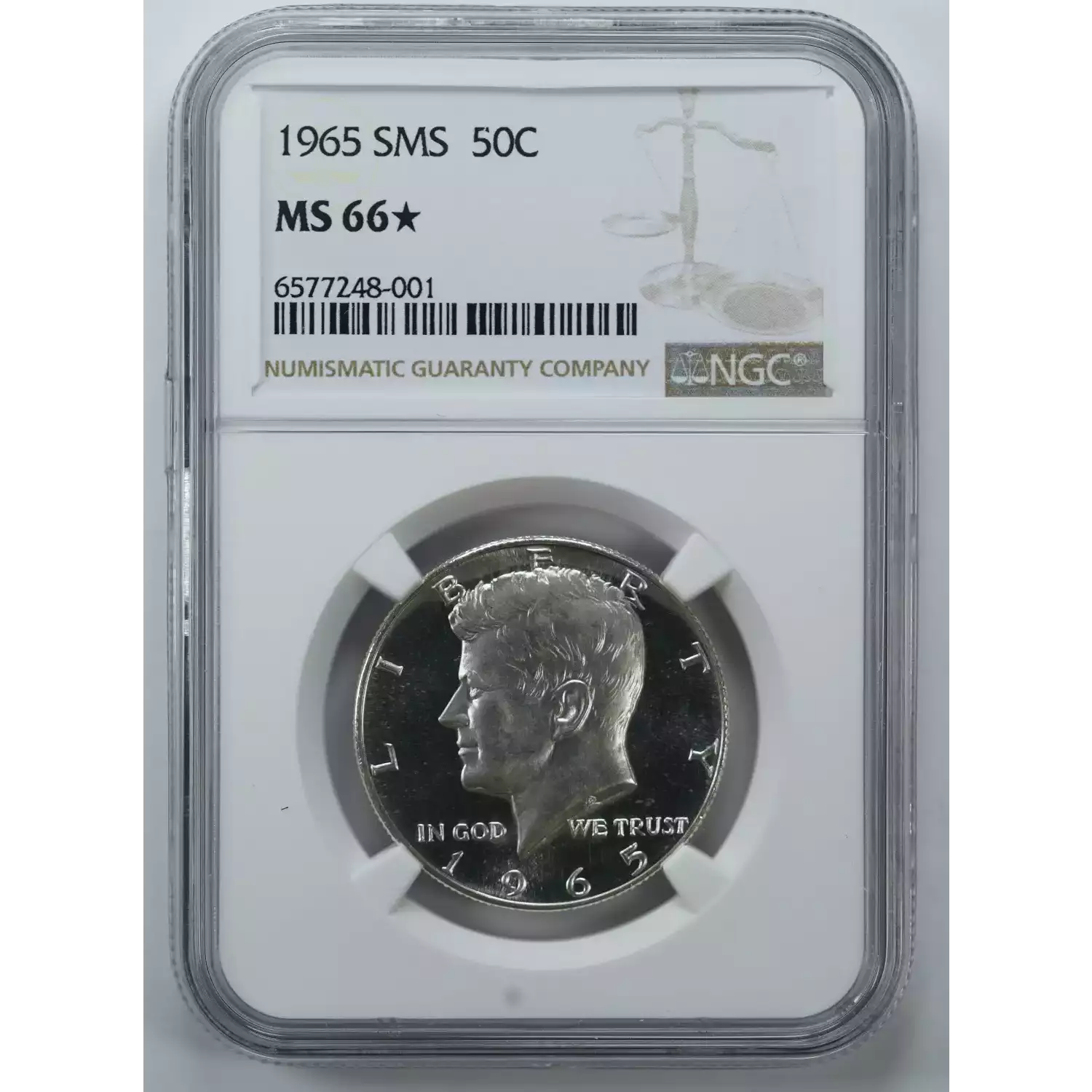 1965-PHILADELPHIA Half Dollars Kennedy Clad NGC MS-66* SMS - Kearney ...
