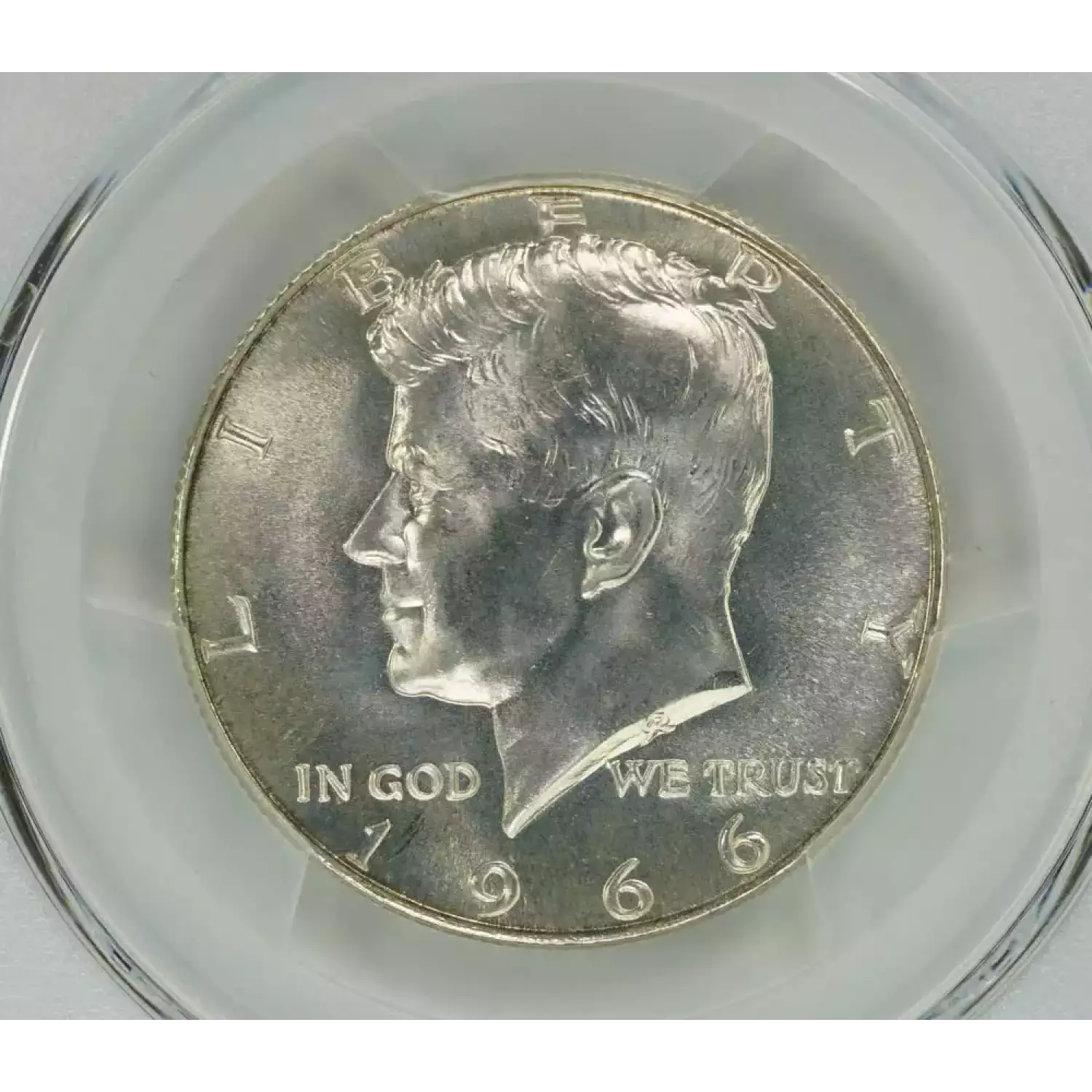 1966-PHILADELPHIA Half Dollars Kennedy Clad PCGS SP-68 SMS Doubled Die Obverse - Kearney Coin Center