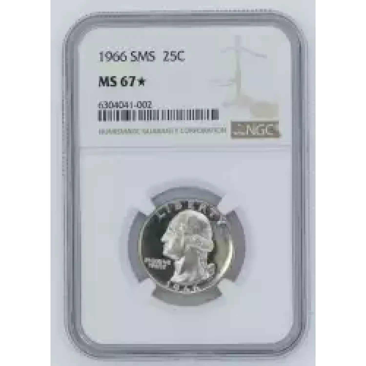 1966-PHILADELPHIA Quarter Dollars Clad Coinage NGC MS-67* SMS - Kearney ...