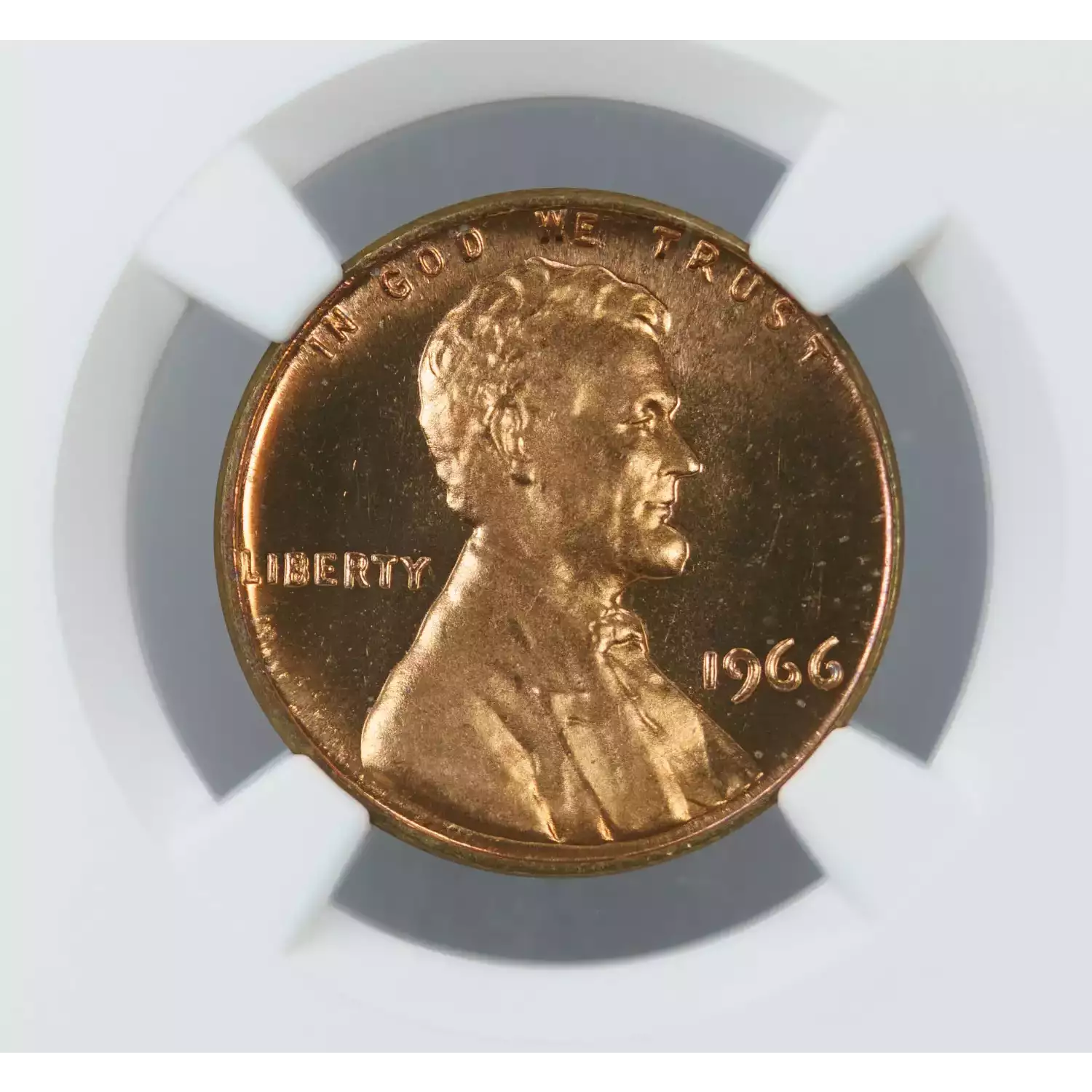 1966-PHILADELPHIA Small Cents Lincoln, Memorial Reverse NGC MS-66 RD ...