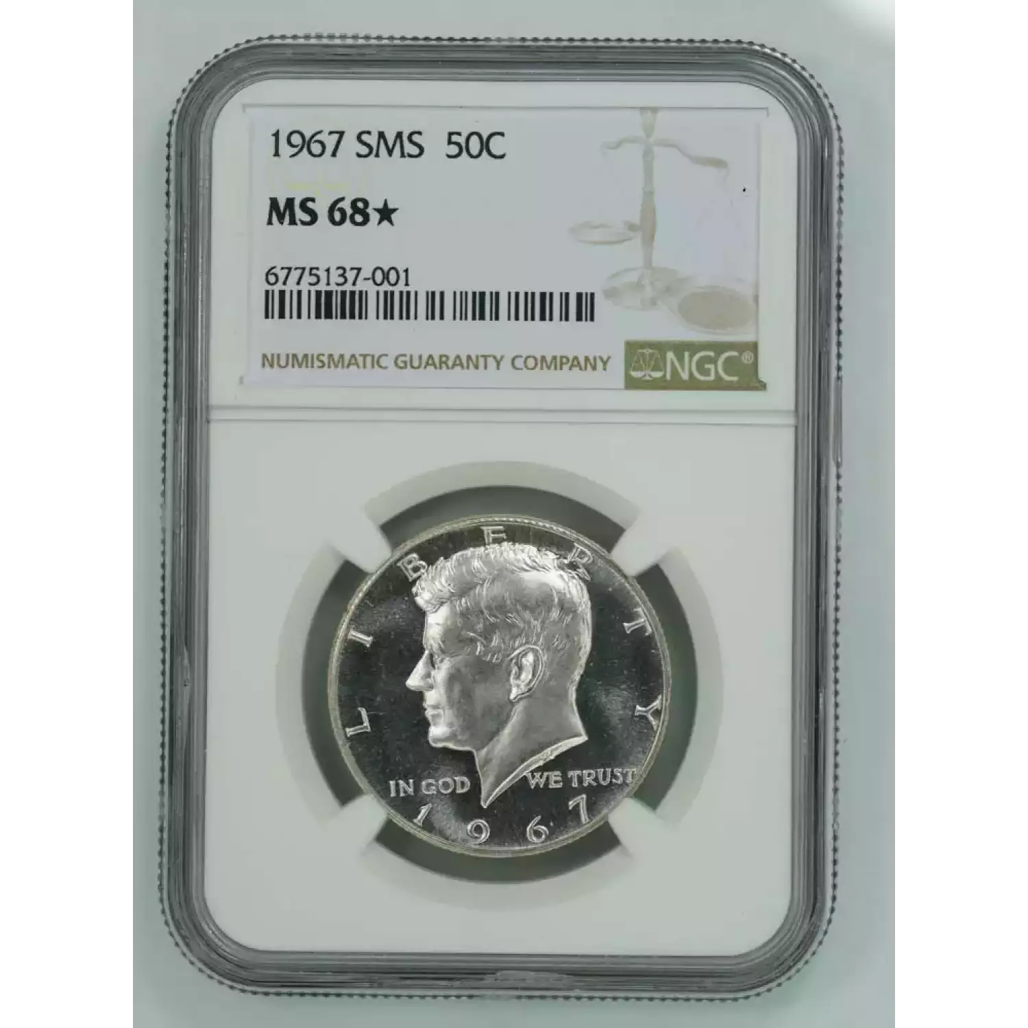 1967-PHILADELPHIA Half Dollars Kennedy Clad NGC MS-68* SMS - Kearney ...