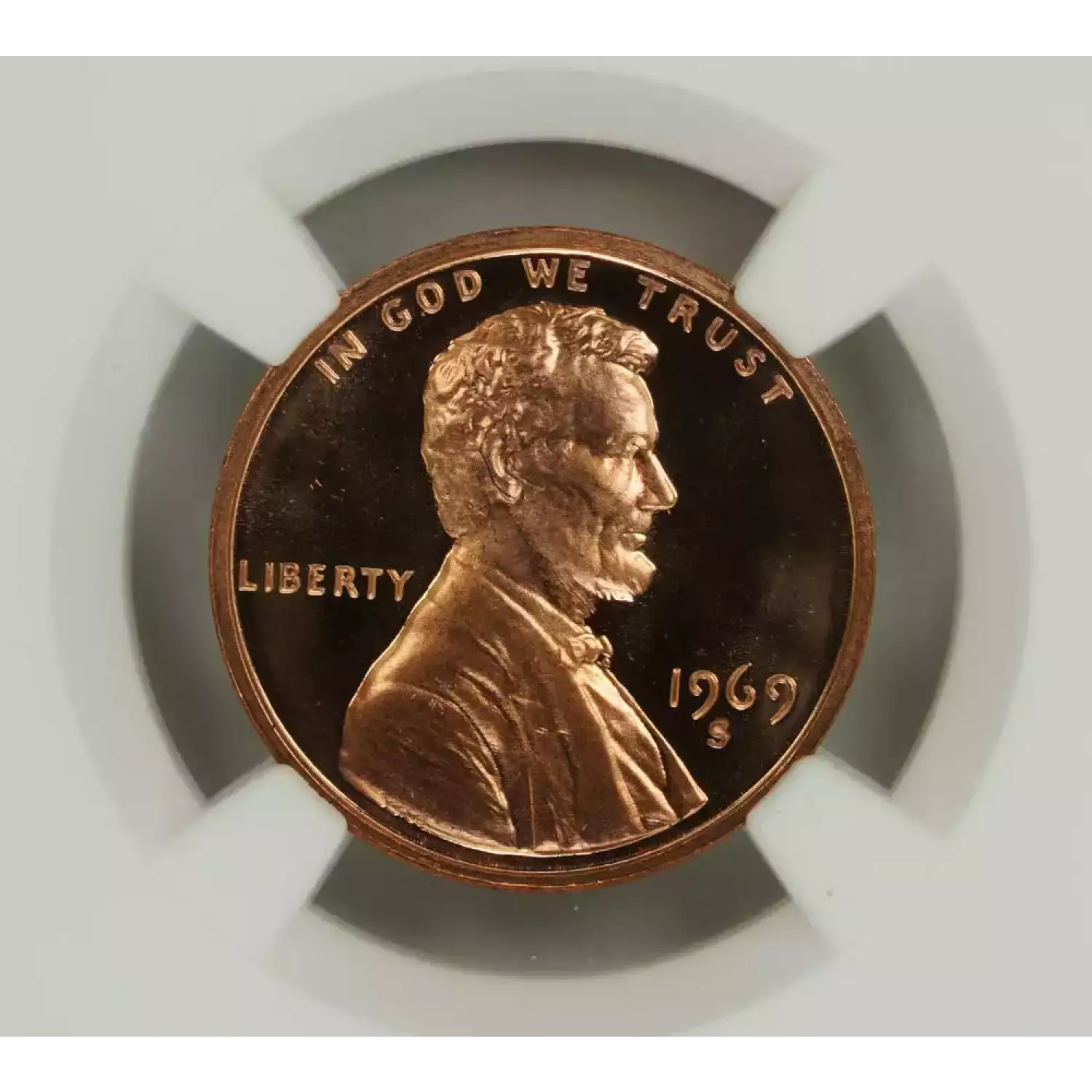 1969-SAN FRANCISCO Small Cents Lincoln, Memorial Reverse NGC PF-69* RD ...