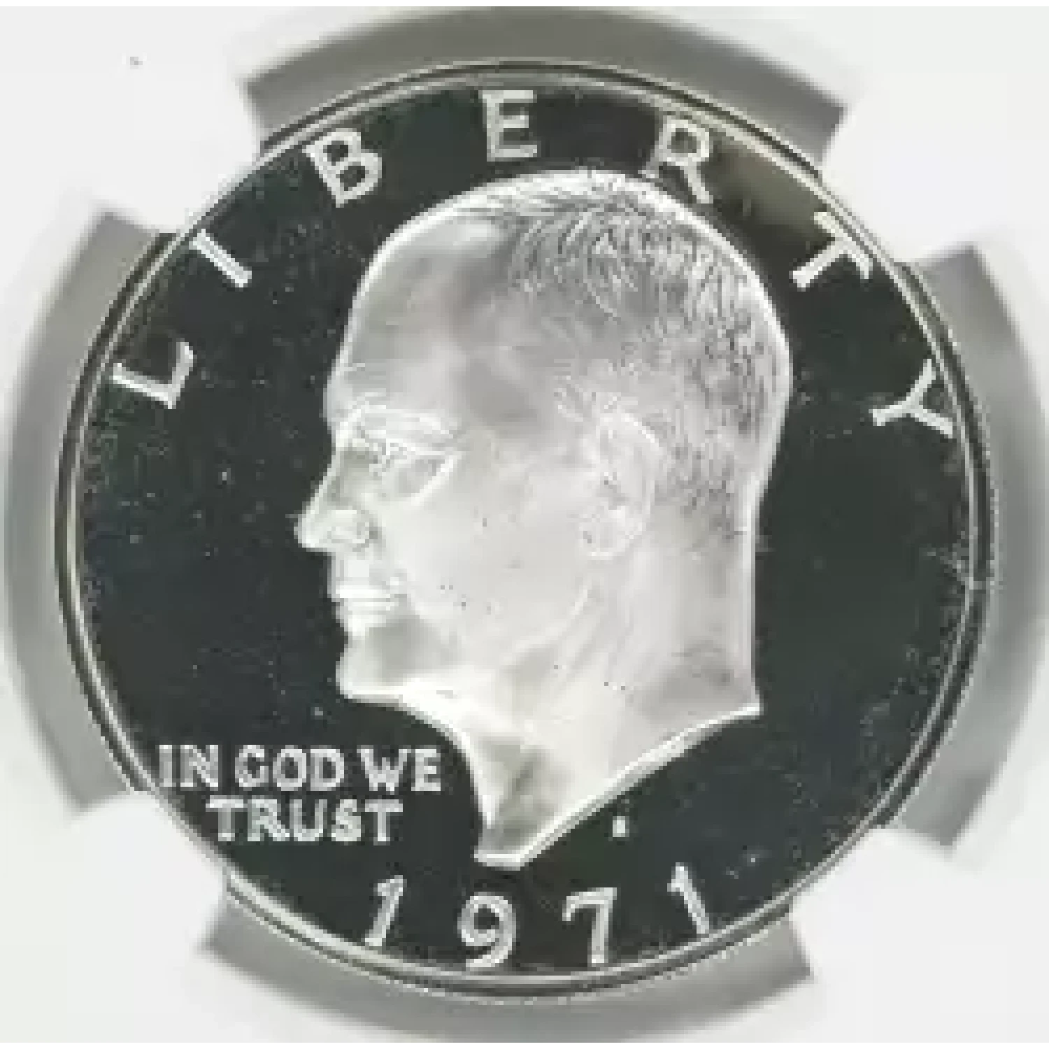 1971-SAN FRANCISCO Dollar Eisenhower 40% Silver NGC PF-69 ULTRA CAMEO ...