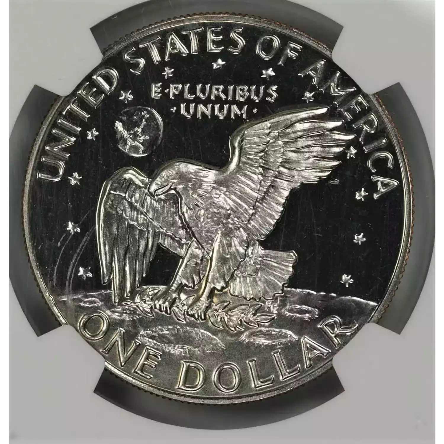 1974-SAN FRANCISCO Dollar Eisenhower Nickel - Copper NGC PF-67 CLAD ...