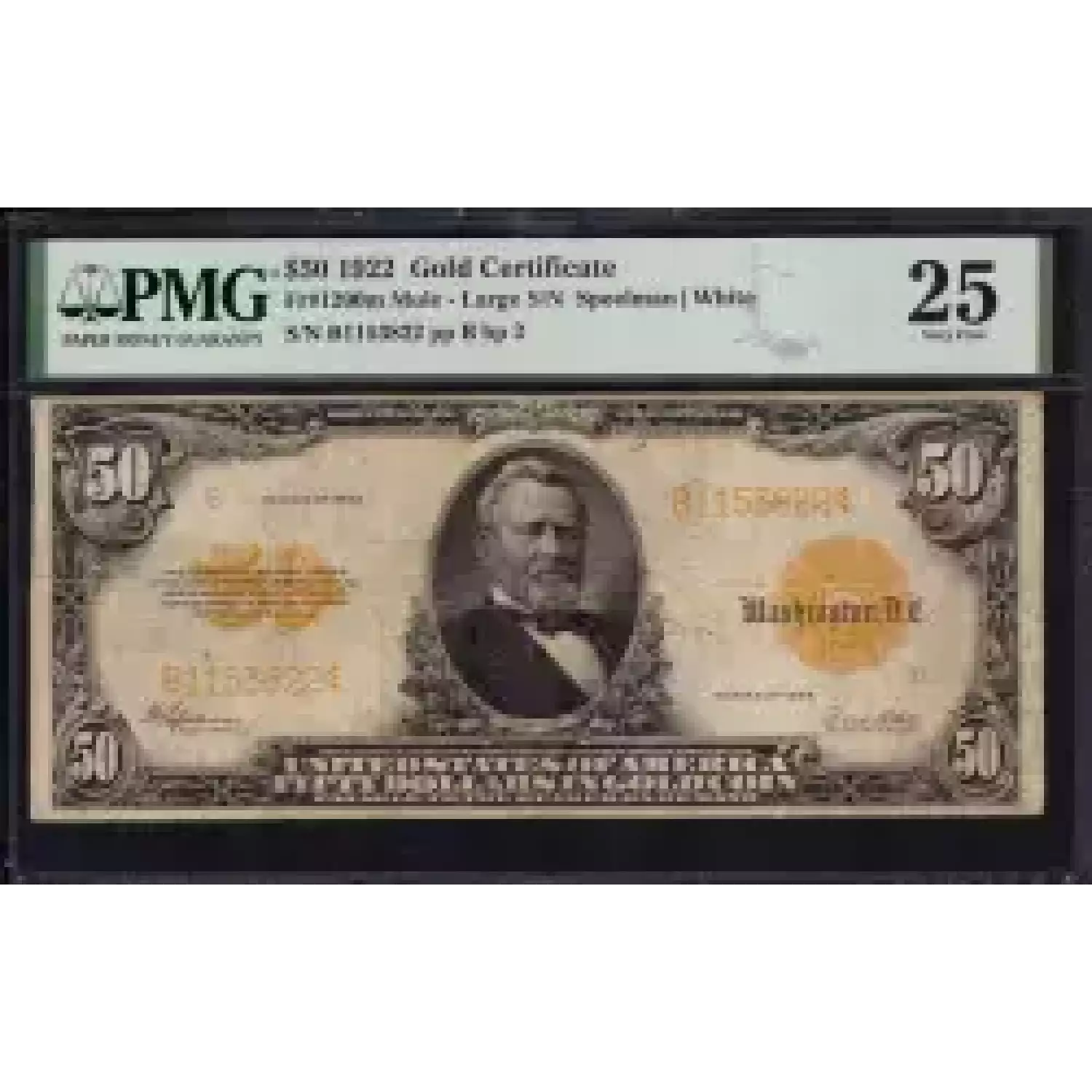 $50 1922 Gold Gold Certificates 1200m - Kearney Coin Center