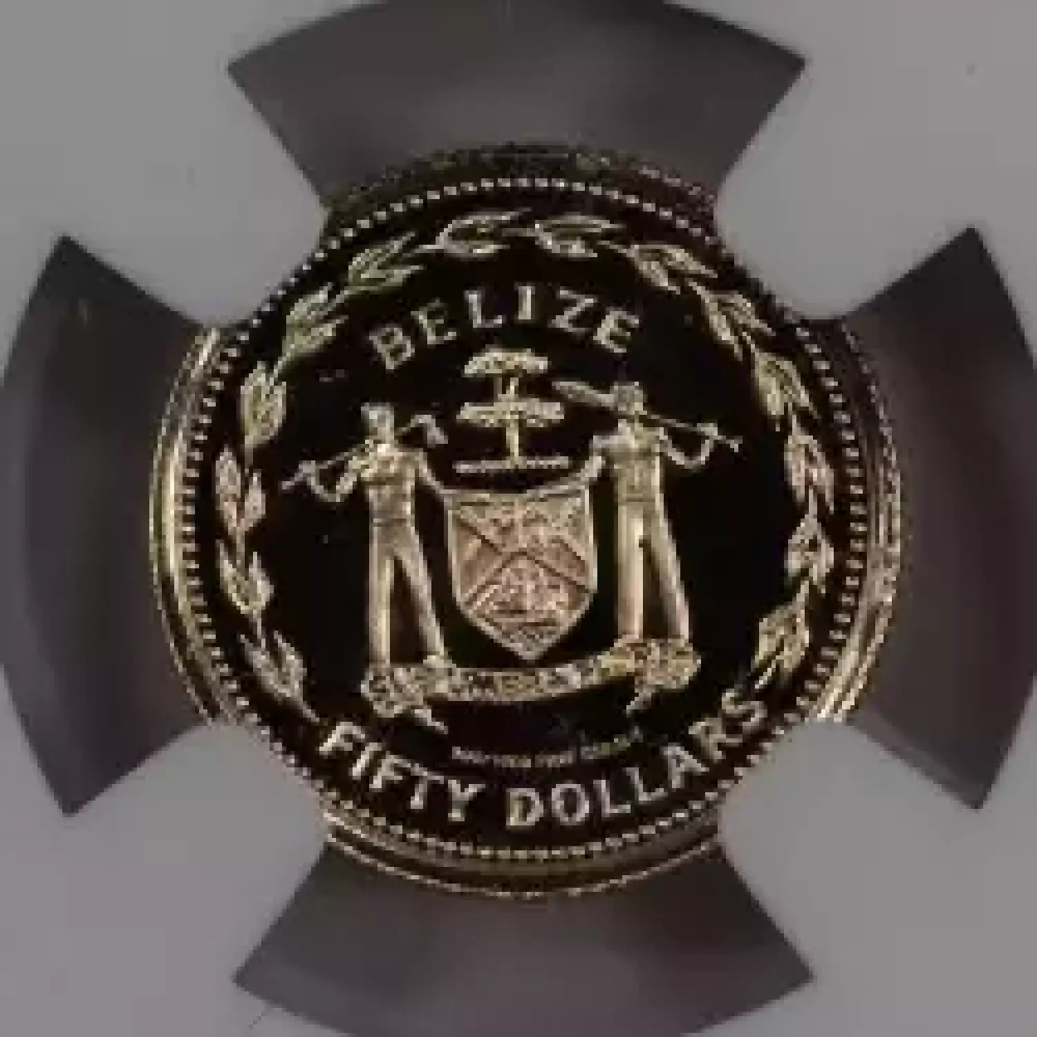 1981-FM BELIZE Gold 50 DOLLARS NGC PF-70 - Kearney Coin Center