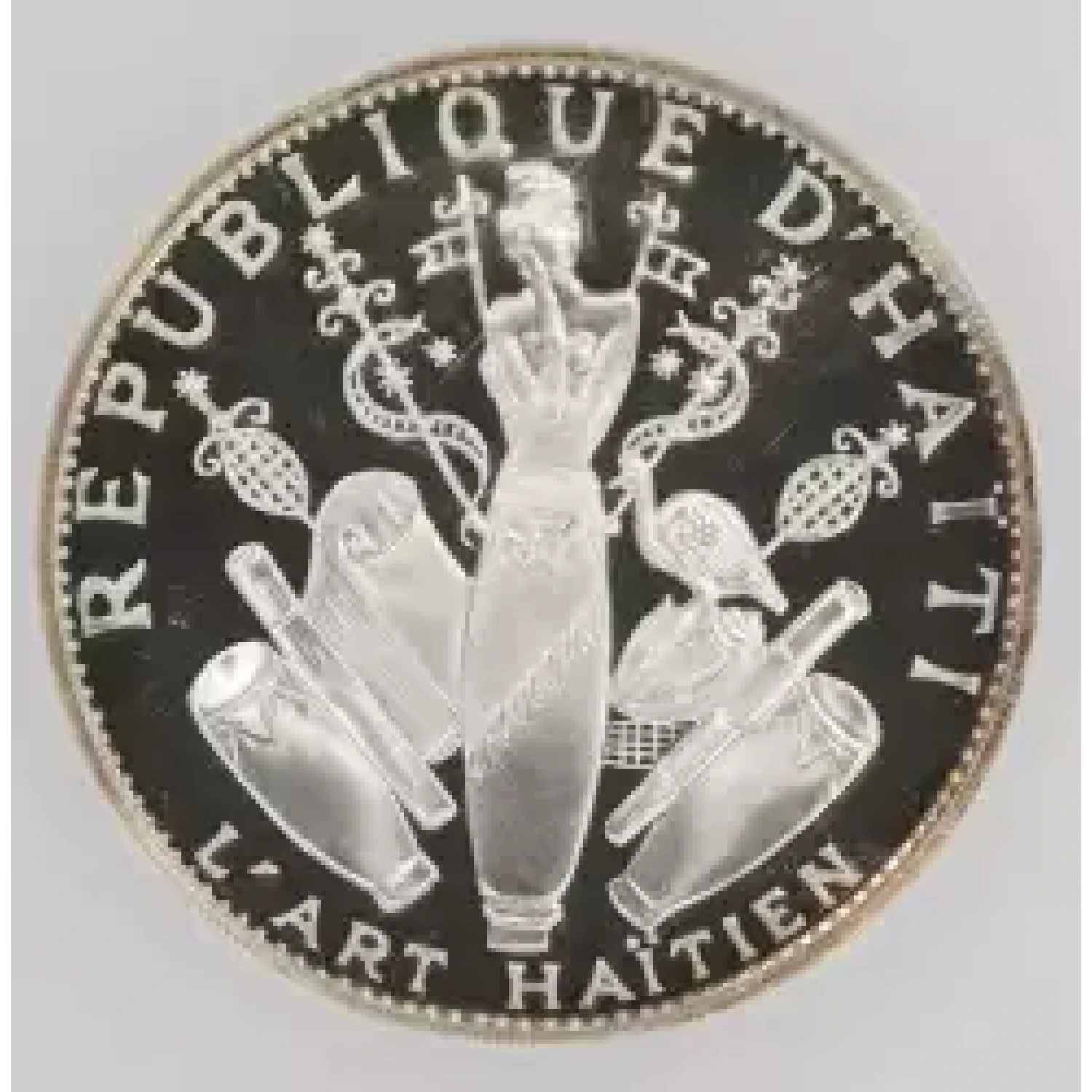 1967-IC HAITI Silver 25 GOURDES NGC PF-69 HAITIAN ART - Kearney Coin Center