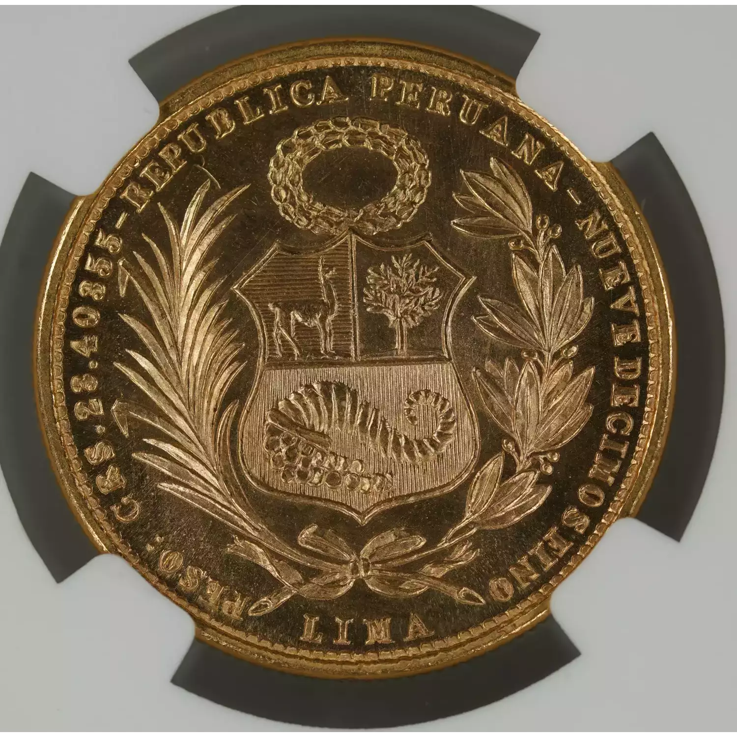 1969 PERU Gold 50 SOLES NGC MS-65 - Kearney Coin Center