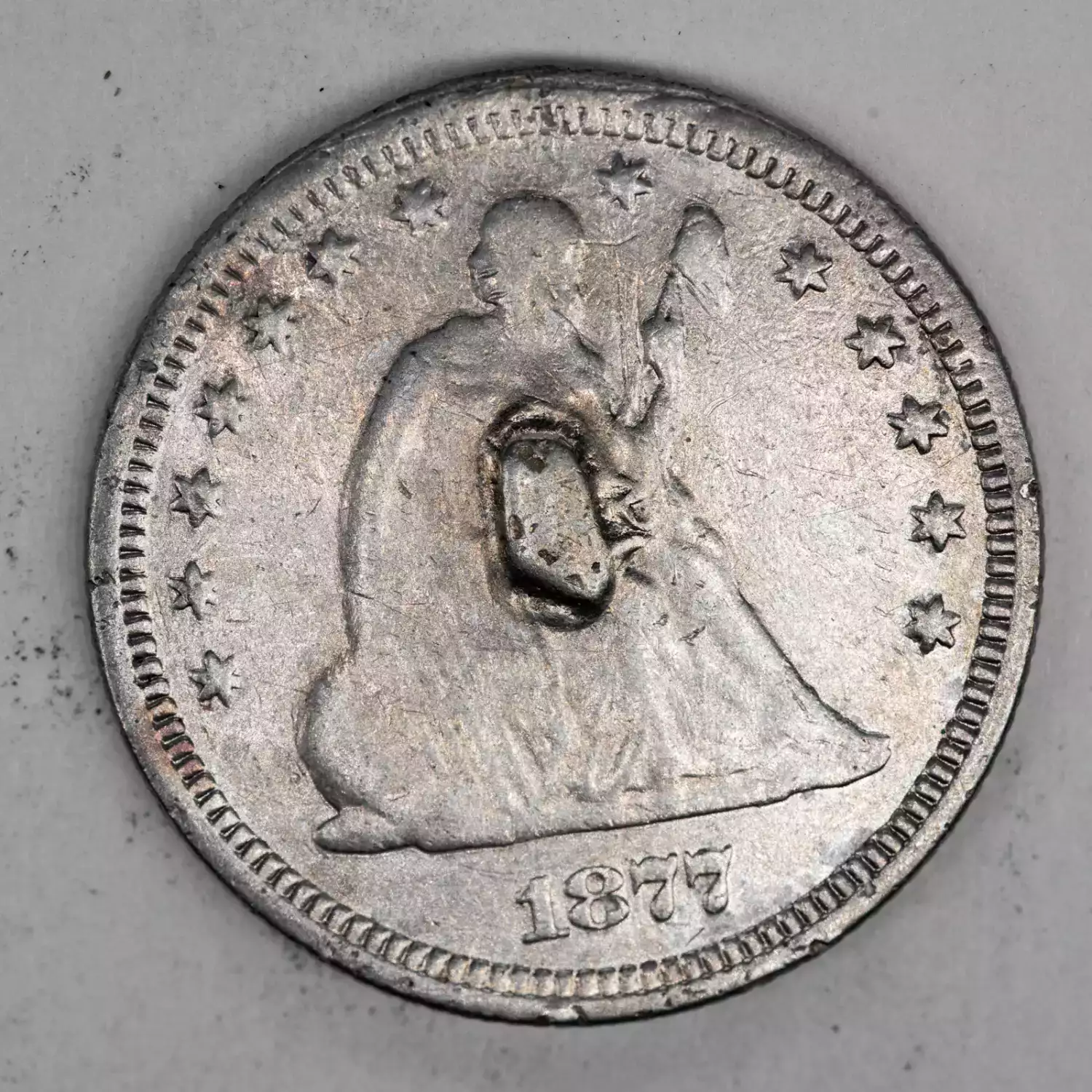 1877 Seated Liberty Quarter - Kearney Coin Center