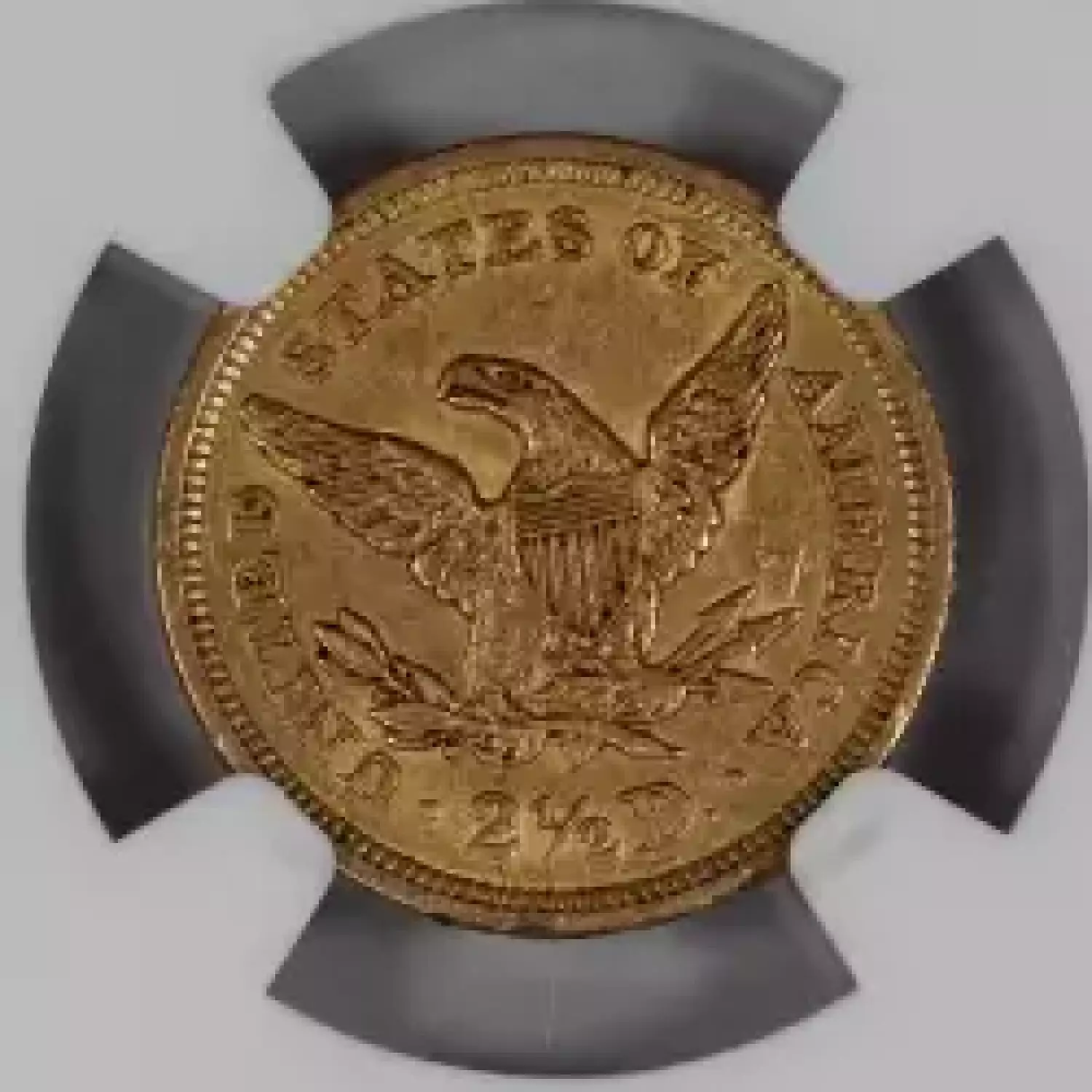 1843-PHILADELPHIA $2.50 Gold Liberty Head Quarter Eagle NGC AU-55 - Kearney Coin Center