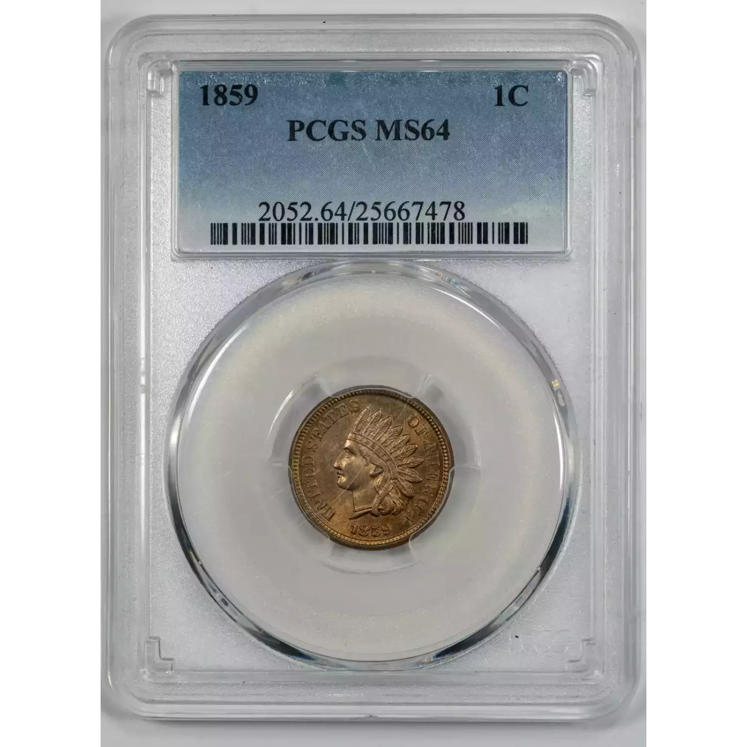 1859-PHILADELPHIA Small Cents Indian Head PCGS MS-64 - Kearney Coin Center