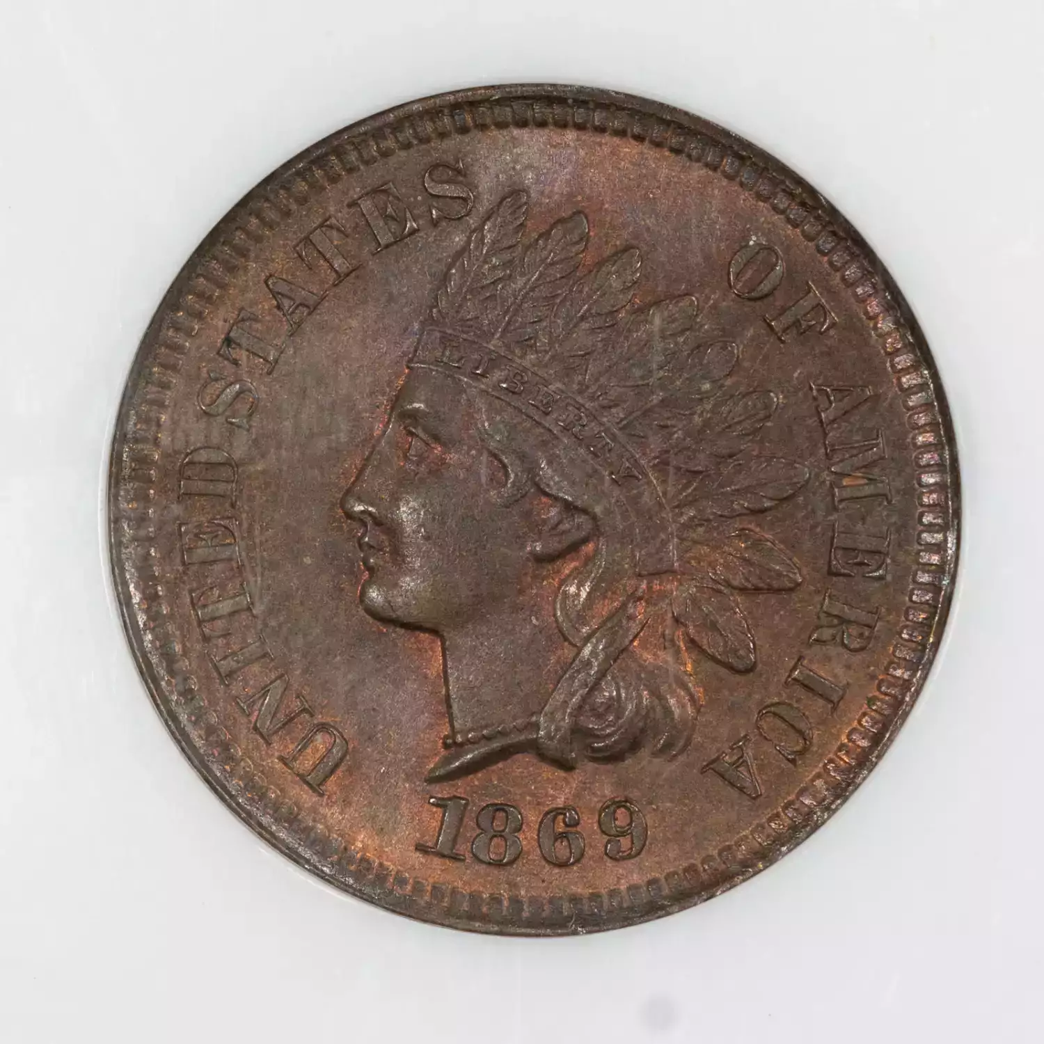 1869/69-PHILADELPHIA Small Cents Indian Head NGC MS-65 RB CAC - Kearney ...