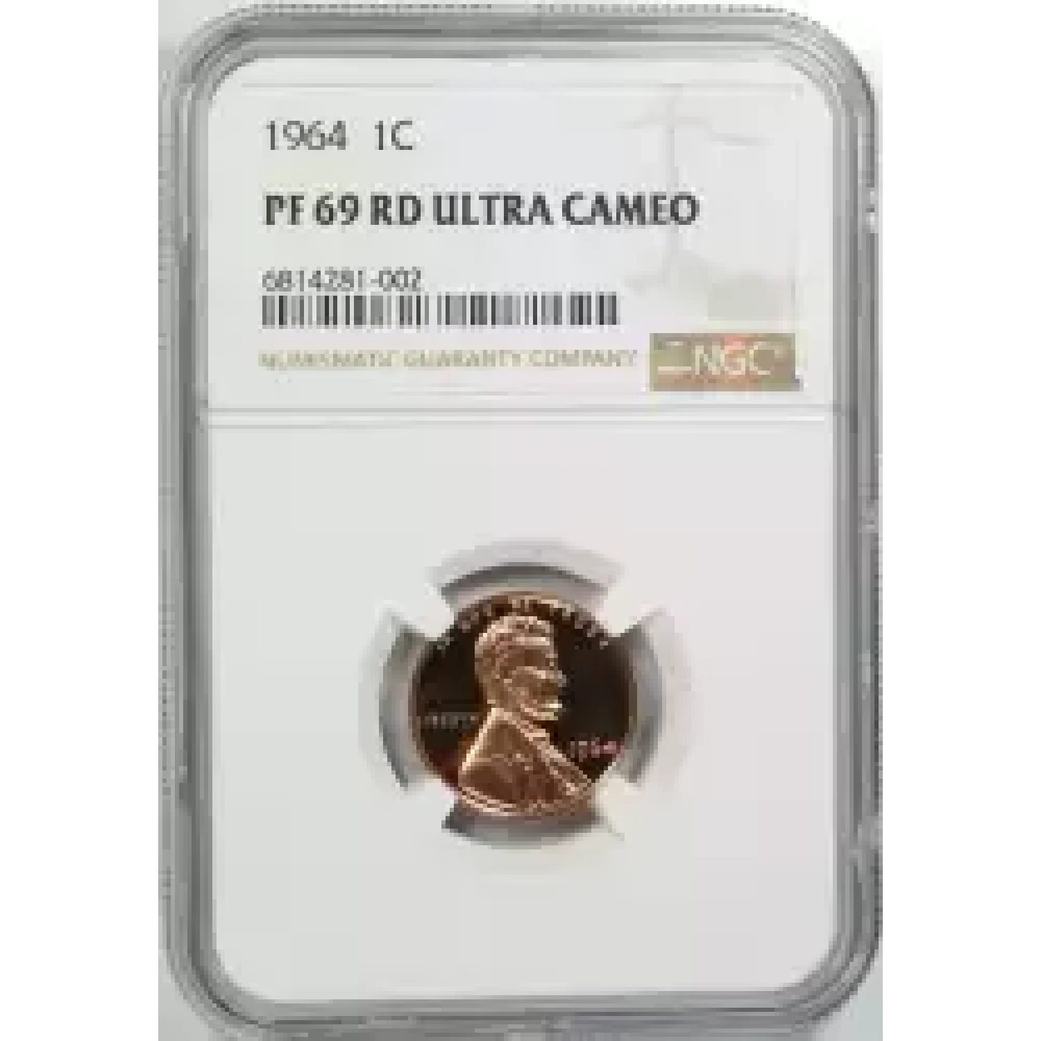 1964-PHILADELPHIA Small Cents Lincoln, Memorial Reverse NGC PF-69 RD ...